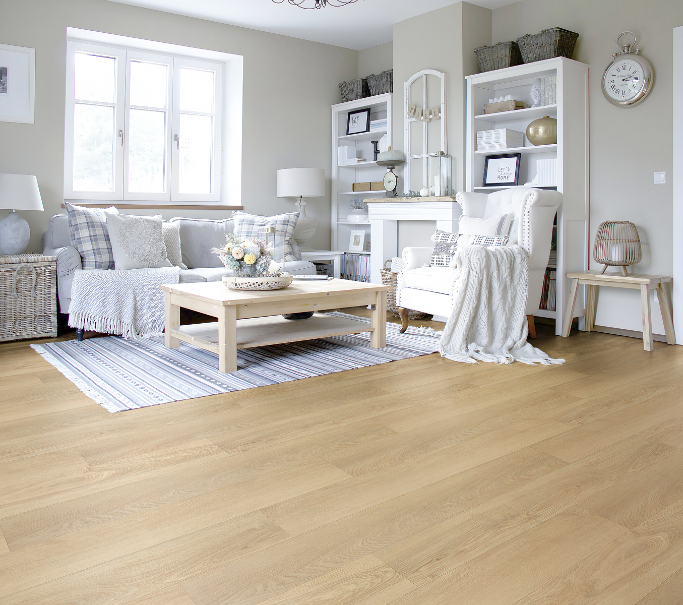 Buy Cashmere Oak 6.5mm Hybrid Flooring | Flooring Works